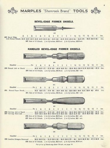 Chisels – William Marples and Sons, Ltd.