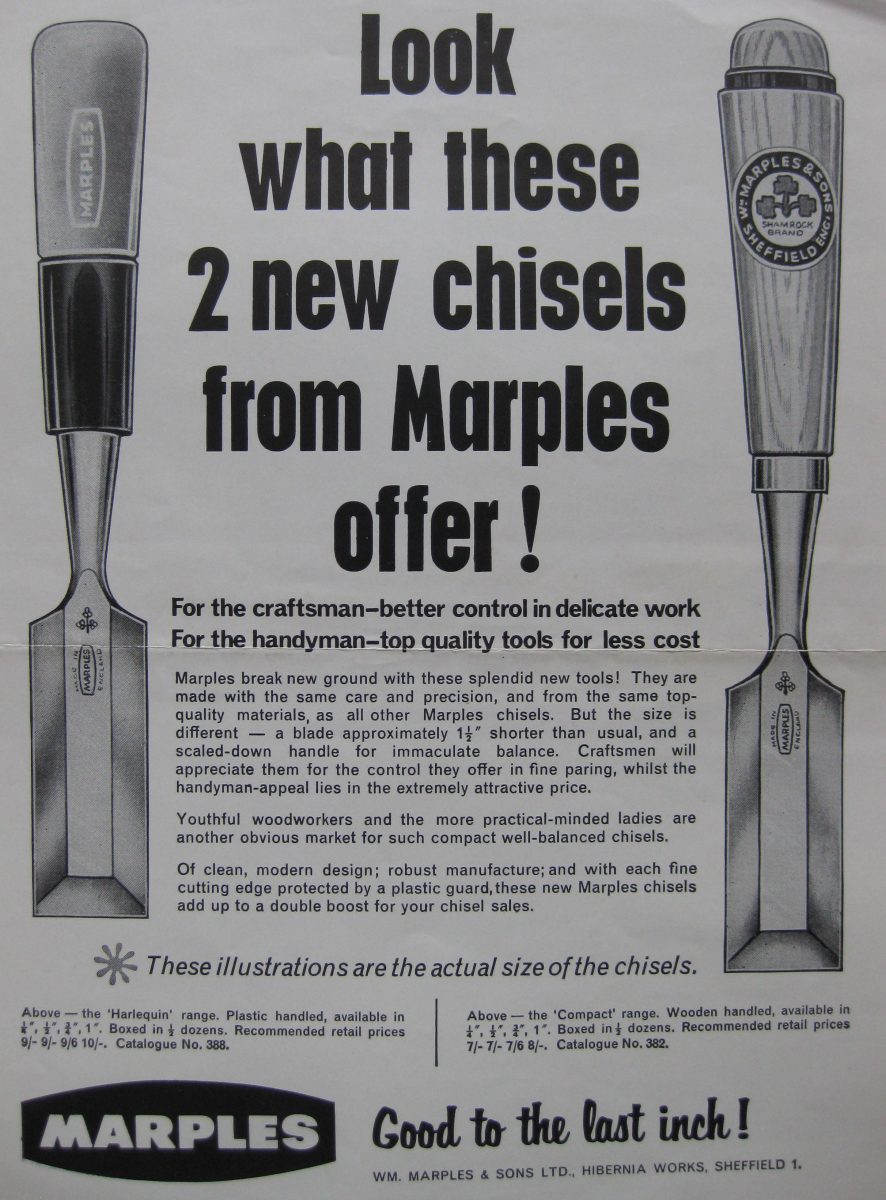Chisels – William Marples and Sons, Ltd.