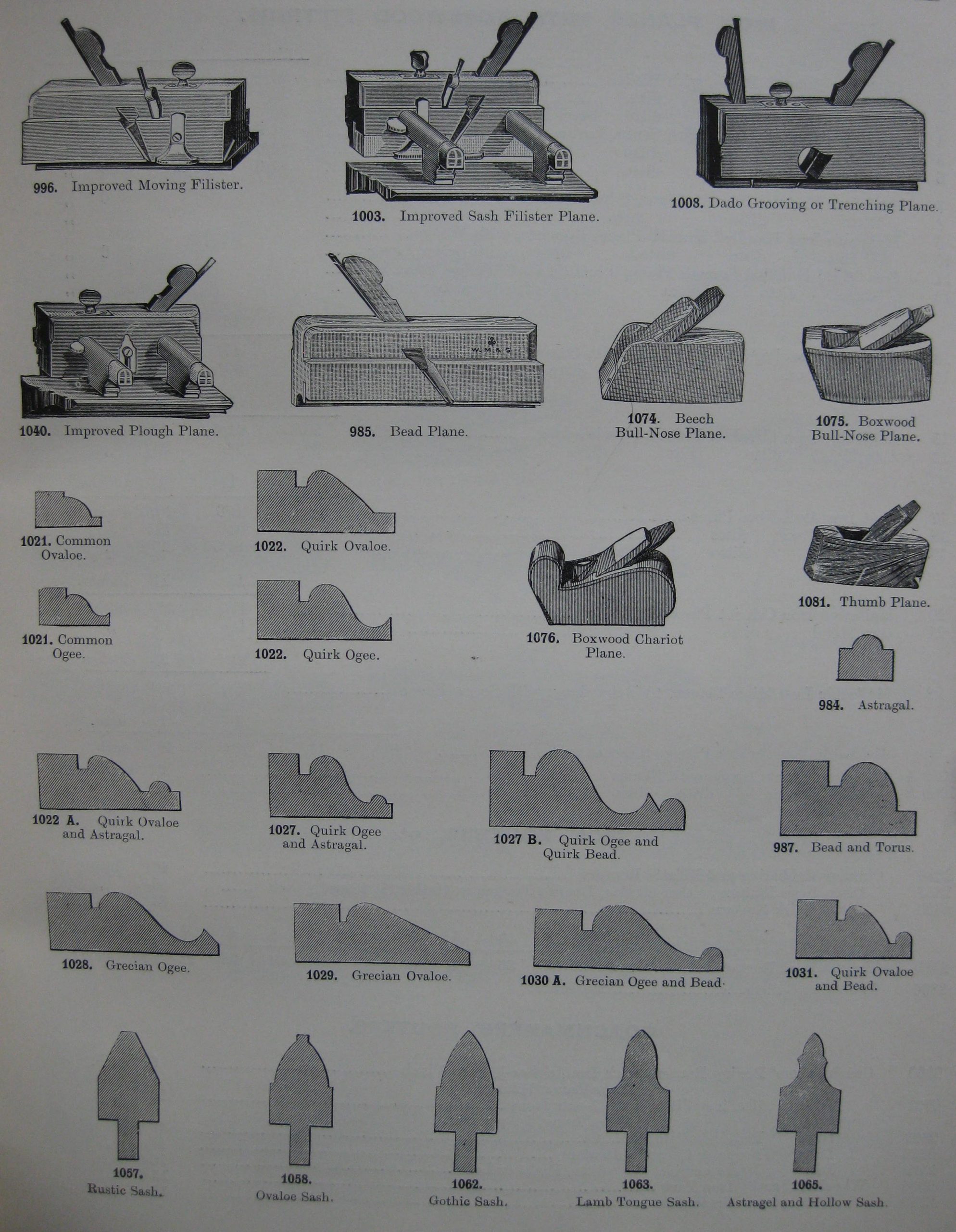Wooden Planes – William Marples and Sons, Ltd.