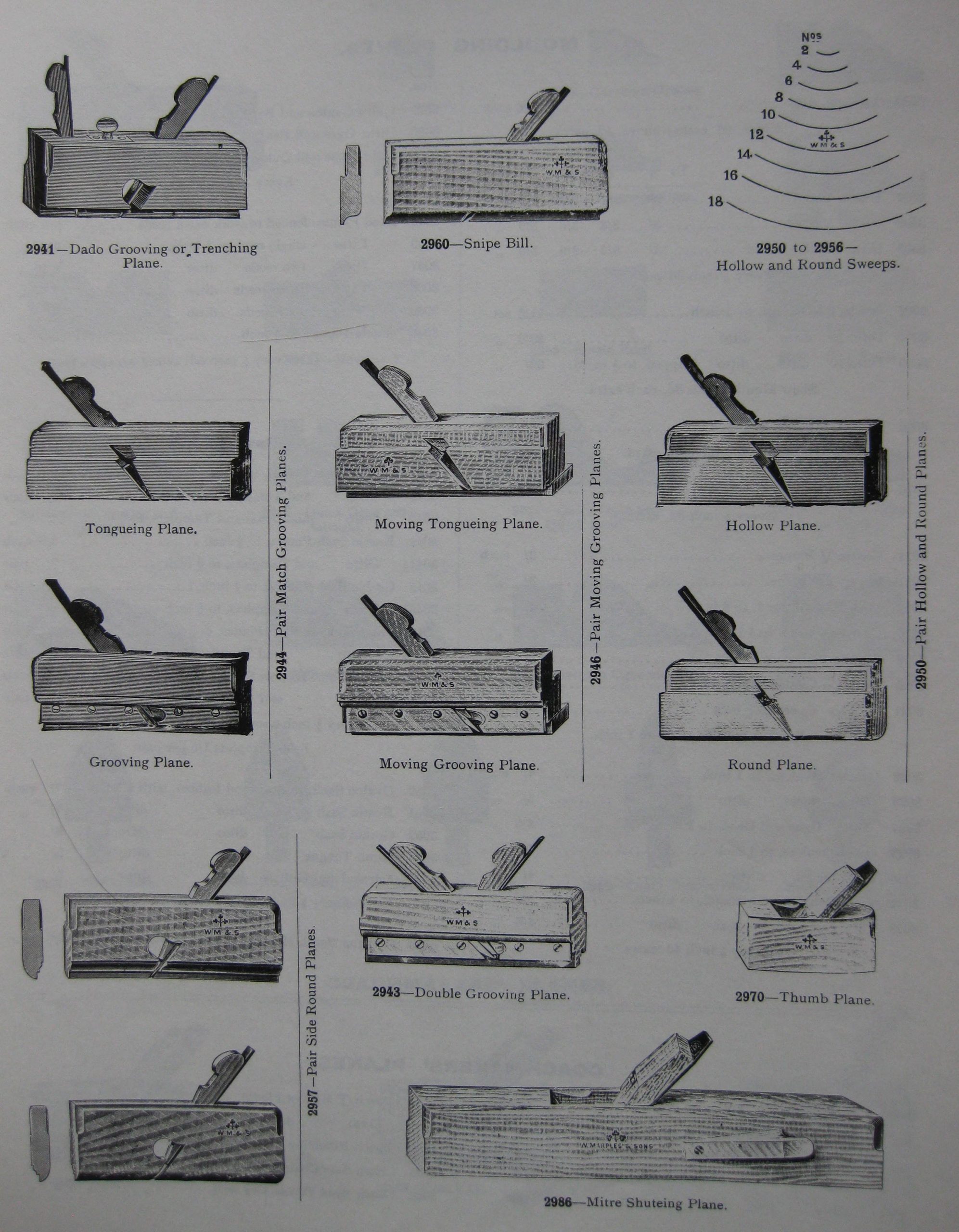 Wooden Planes – William Marples and Sons, Ltd.