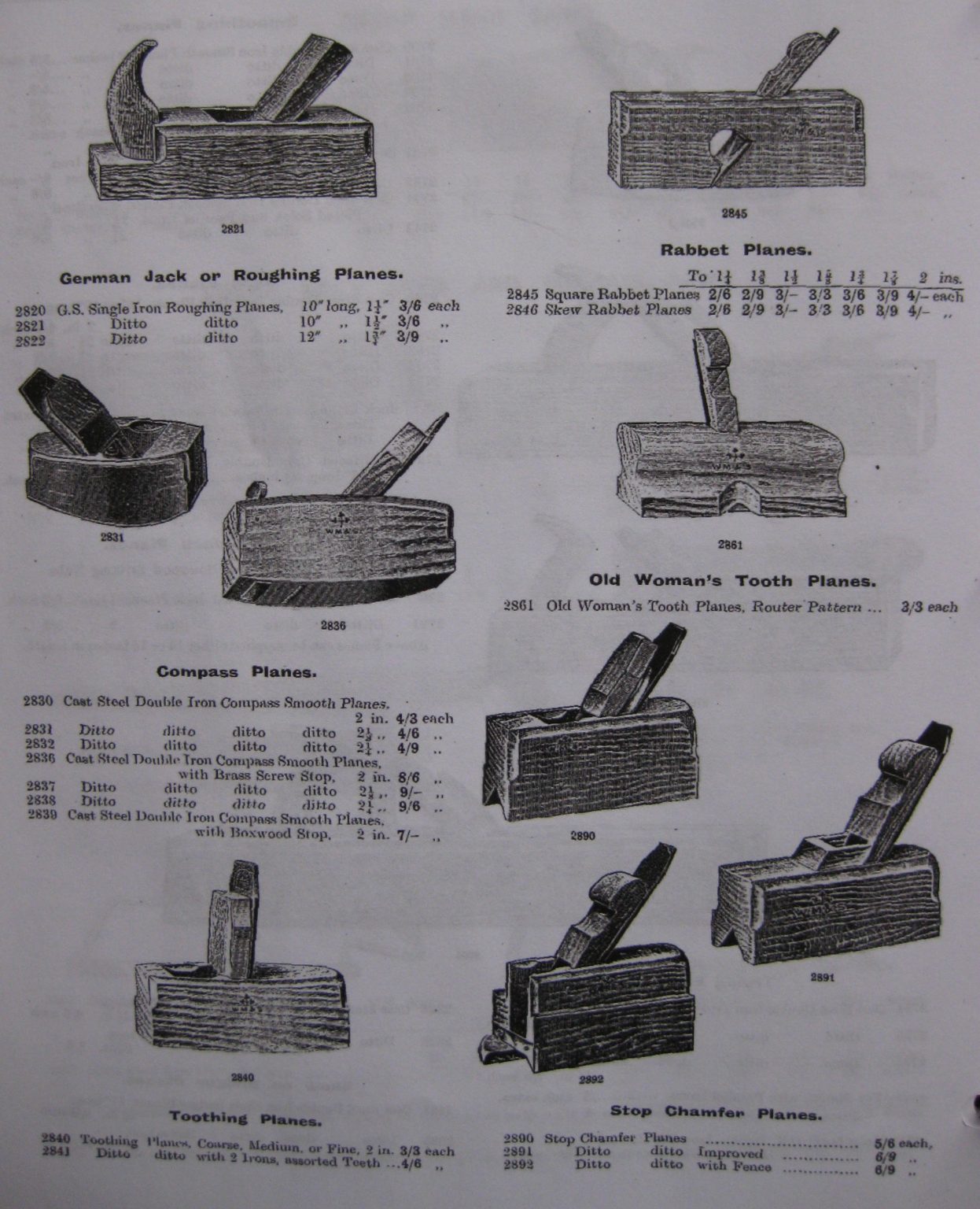 Wooden Planes – William Marples and Sons, Ltd.