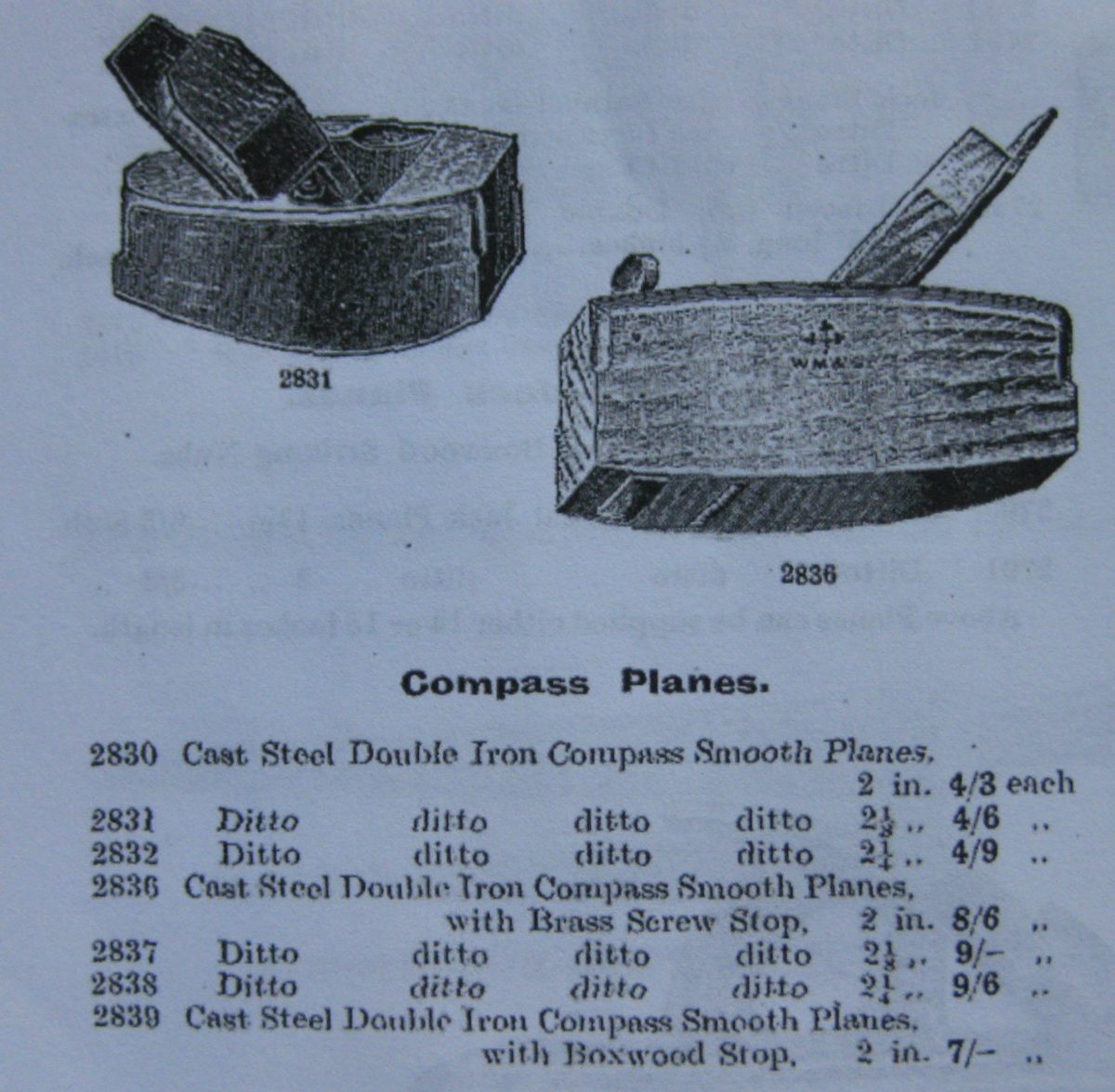 Compass Planes – William Marples and Sons, Ltd.
