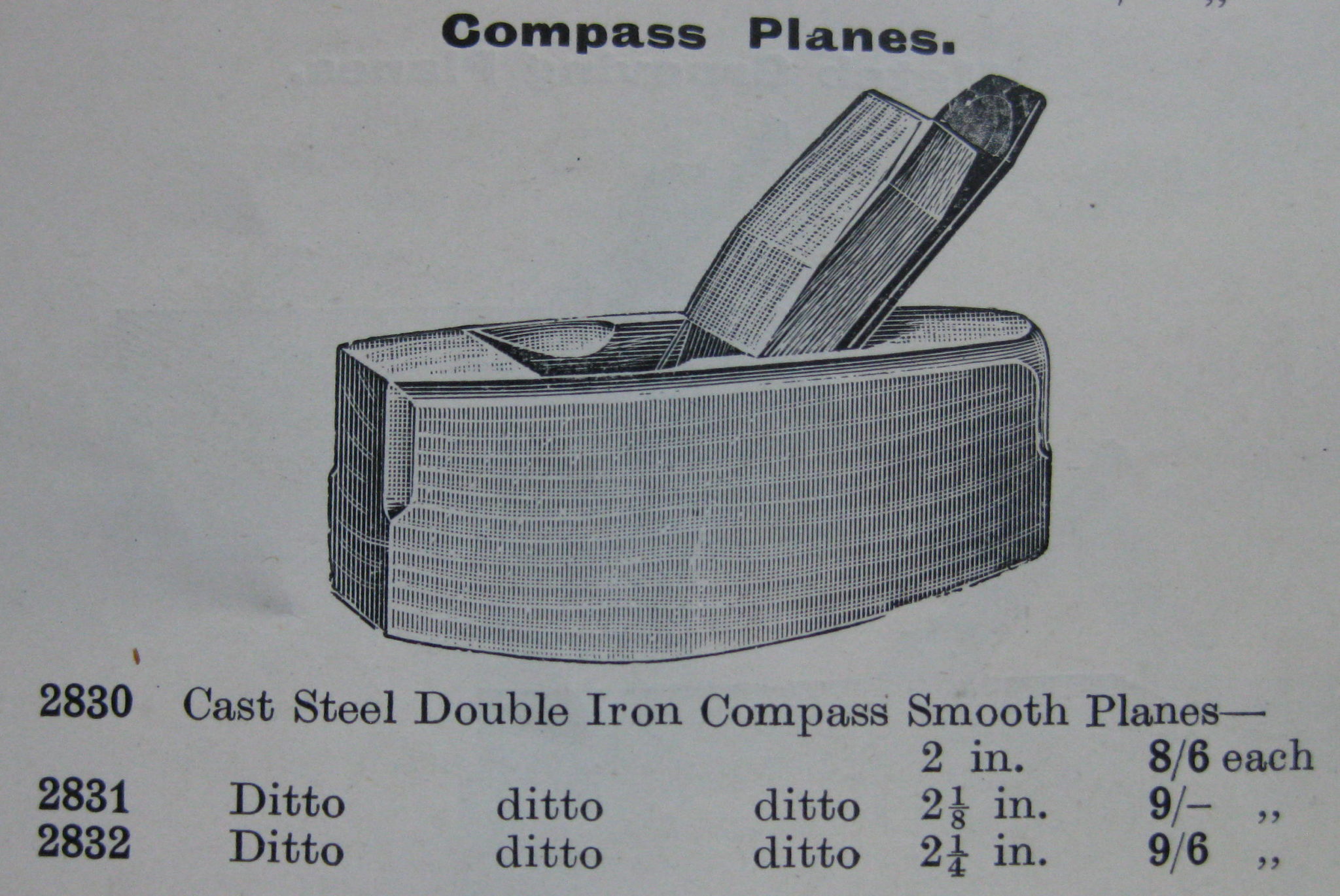Compass Planes – William Marples and Sons, Ltd.
