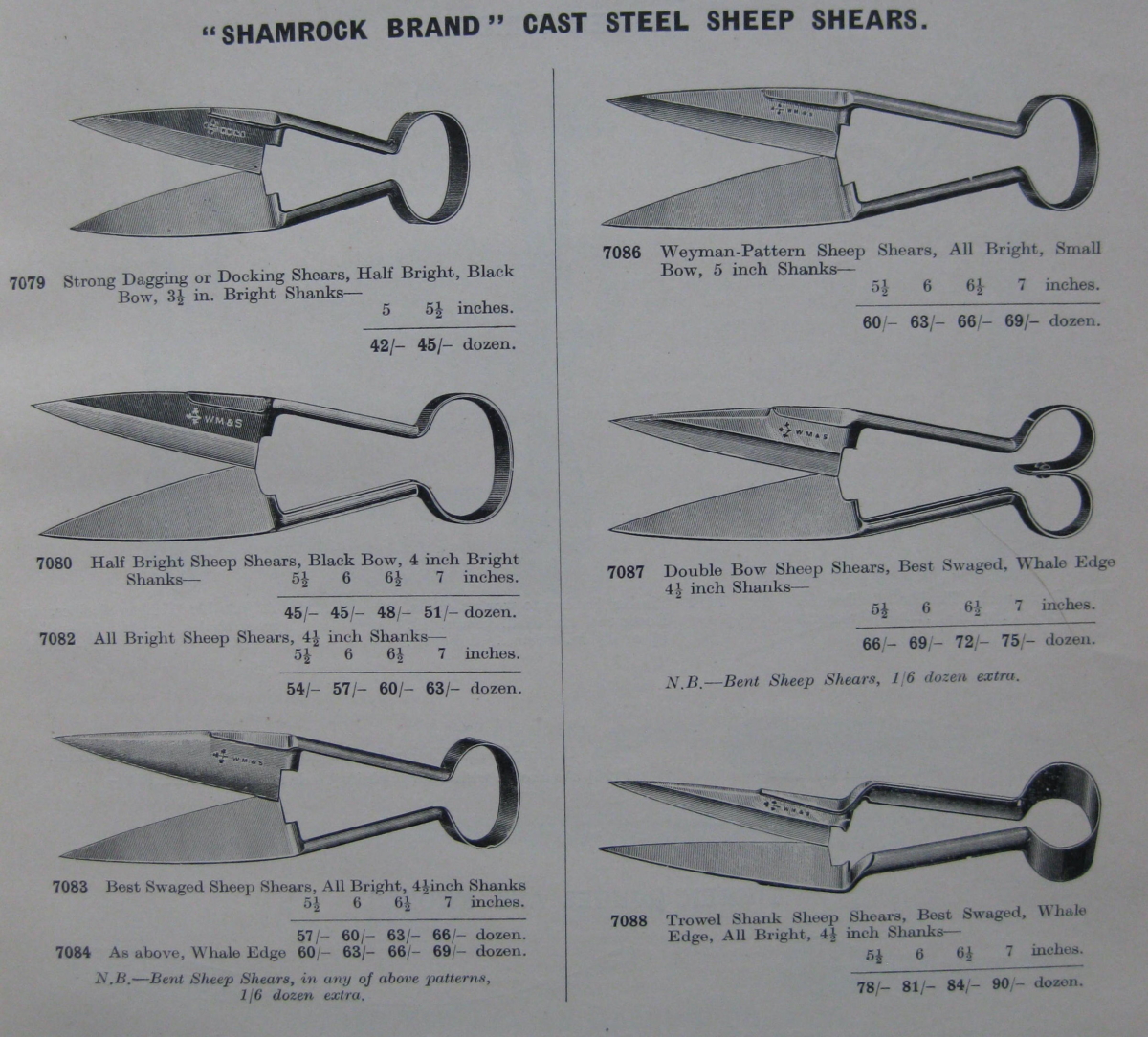 Sheep Shears – William Marples and Sons, Ltd.