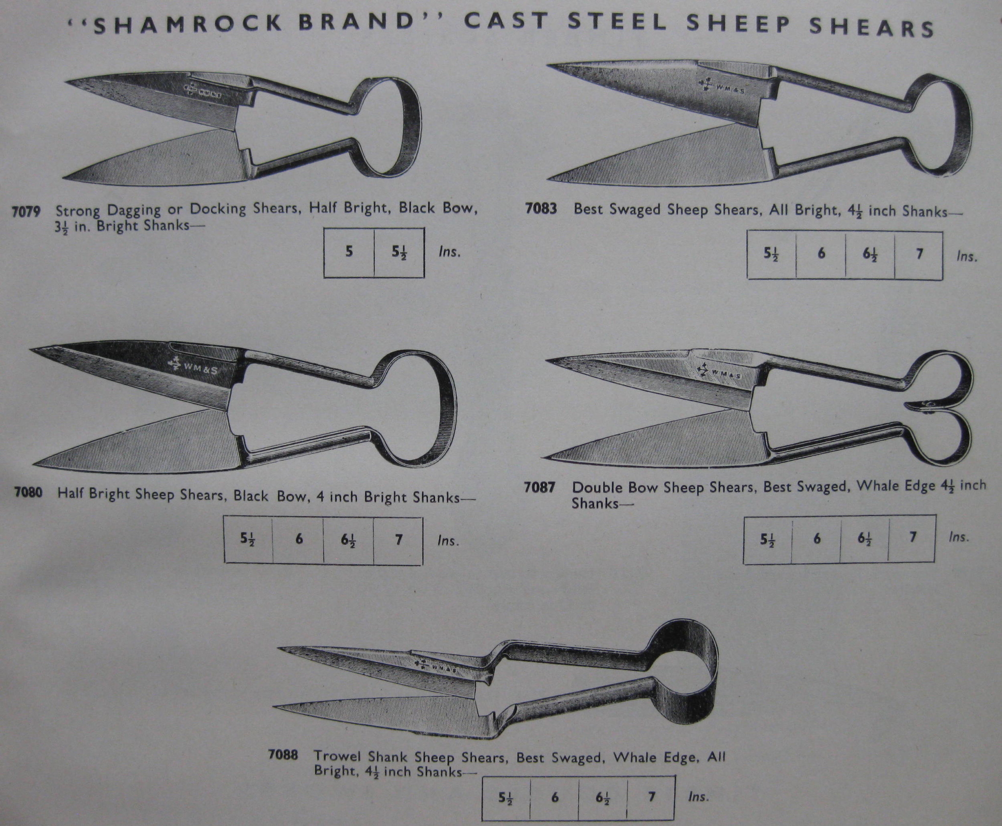 Sheep Shears – William Marples and Sons, Ltd.