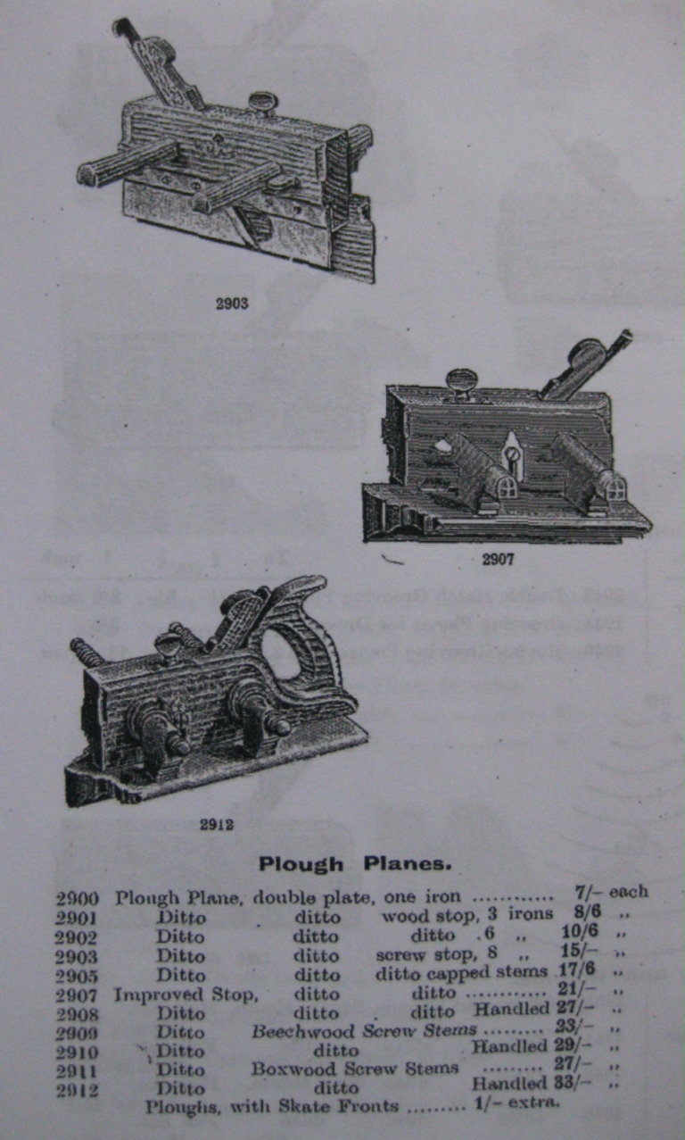 Plough Planes – William Marples and Sons, Ltd.