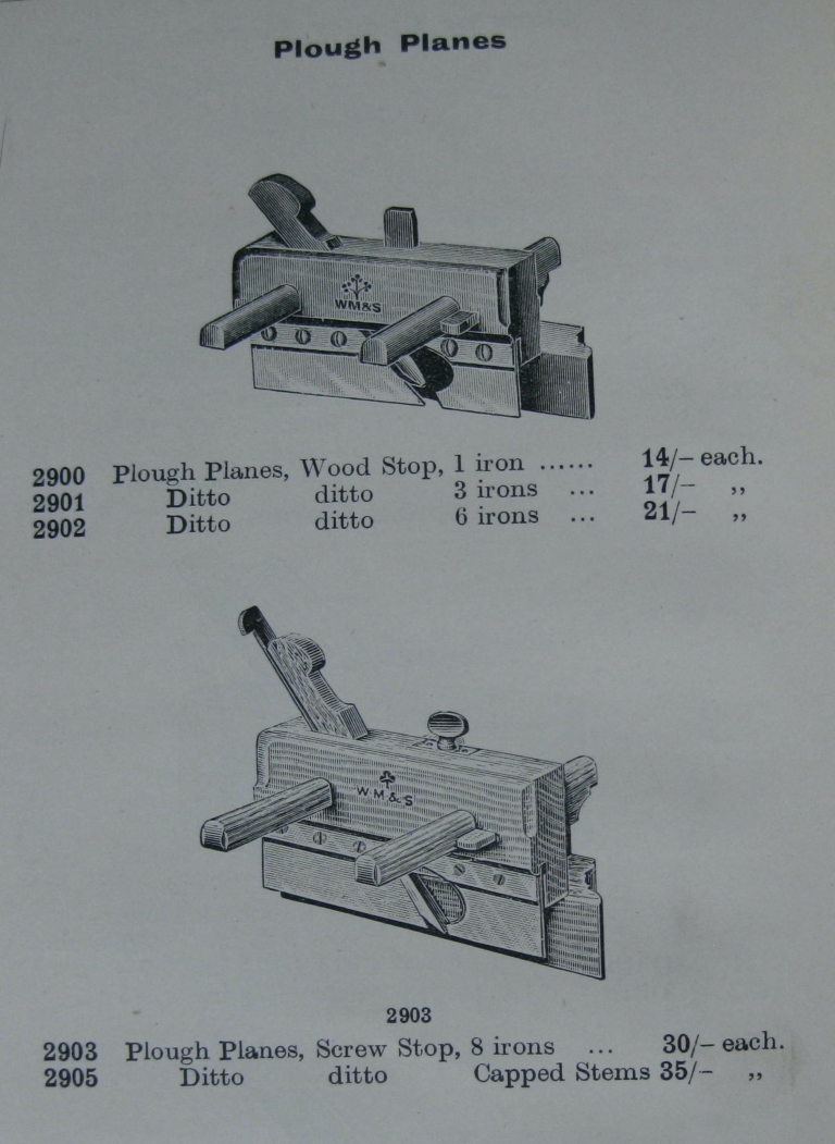 Plough Planes – William Marples and Sons, Ltd.
