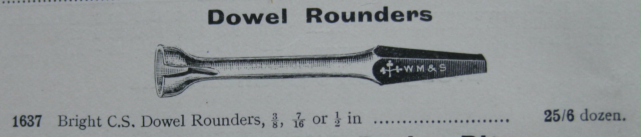 Dowel Rounders and Sharpeners – William Marples and Sons, Ltd.