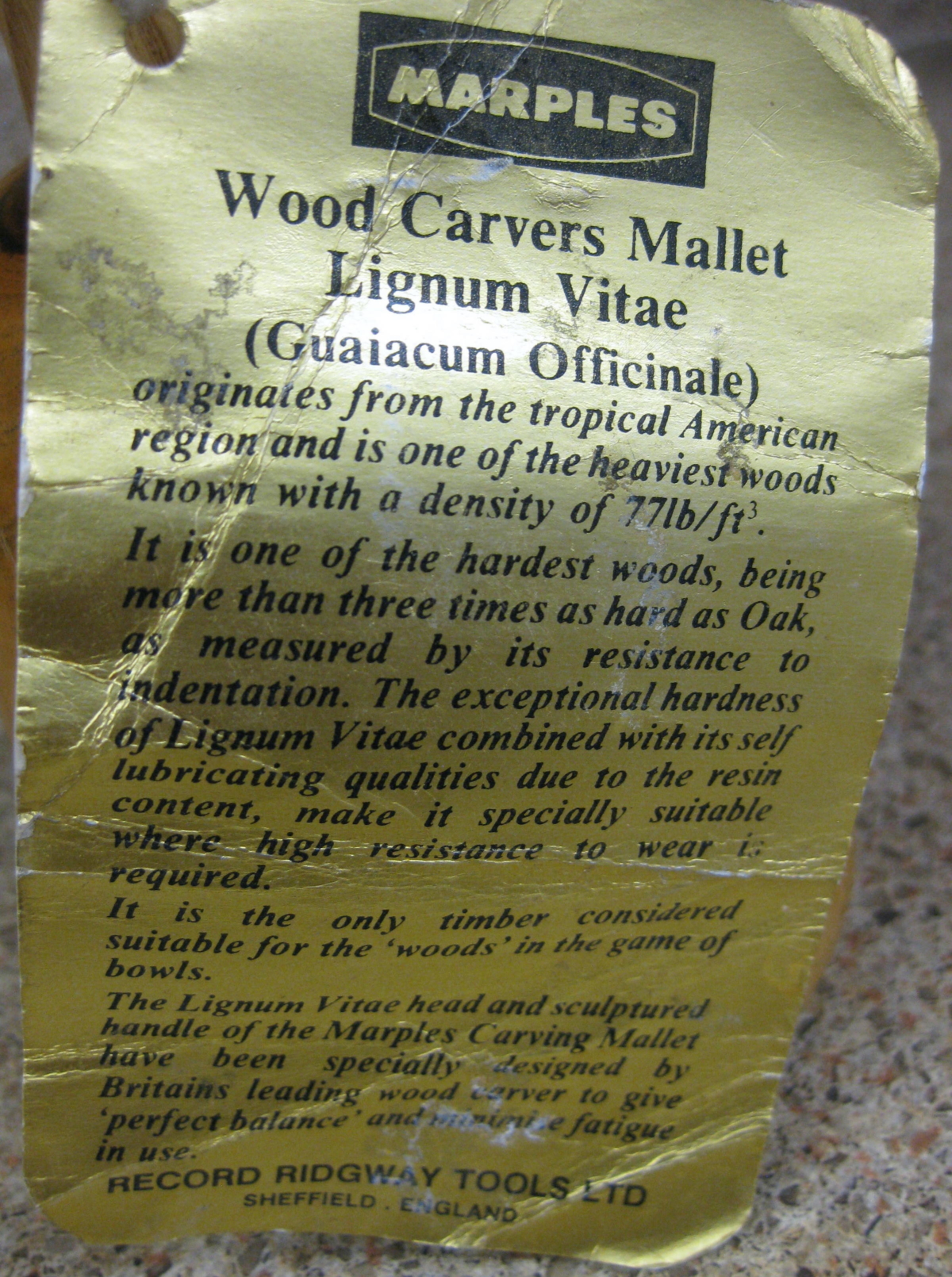 Chisels & Gouges – William Marples and Sons, Ltd.