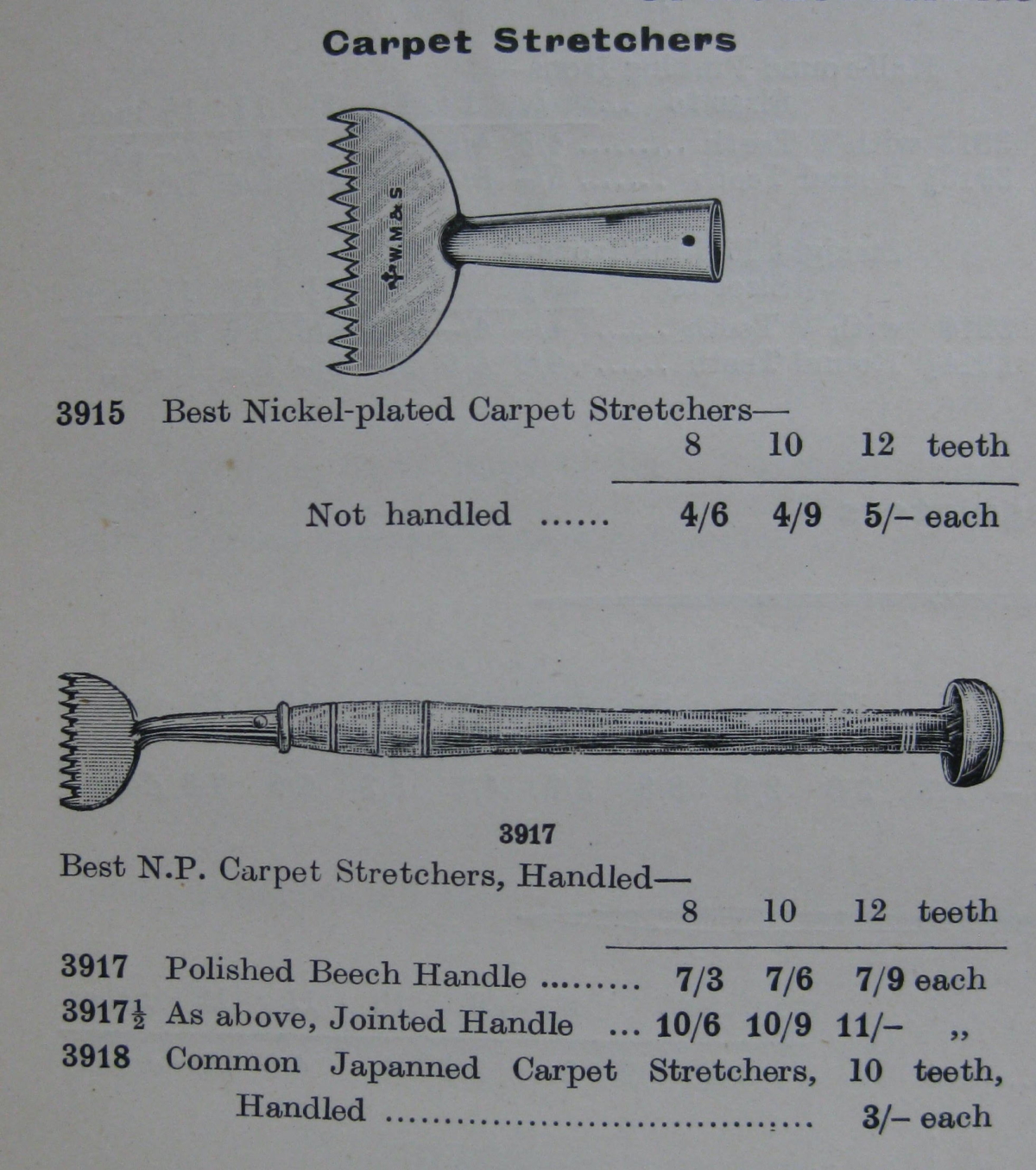Carpet Stretchers – William Marples and Sons, Ltd.