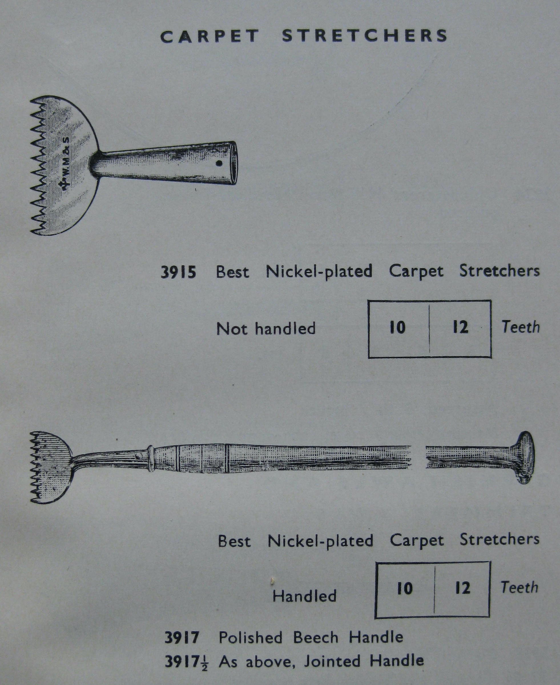 Carpet Stretchers – William Marples and Sons, Ltd.