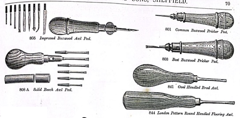 Awls and Tool Pads – William Marples and Sons, Ltd.