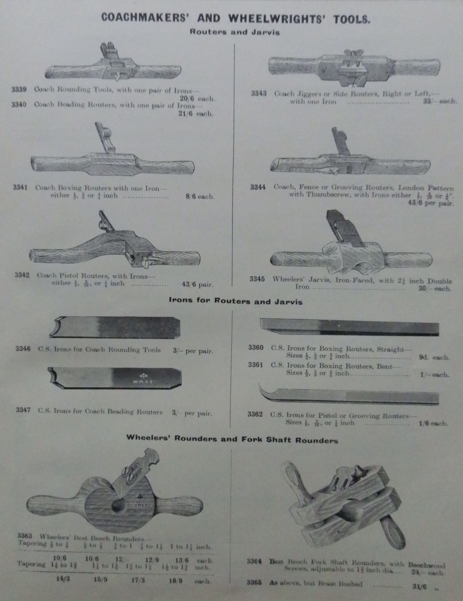 Coachmakers’ & Wheelwrights’ Tools – William Marples and Sons, Ltd.