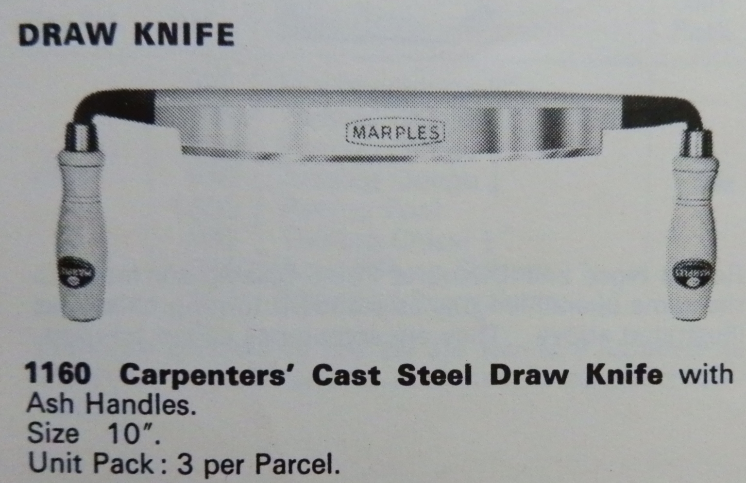 Draw Knives – William Marples and Sons, Ltd.